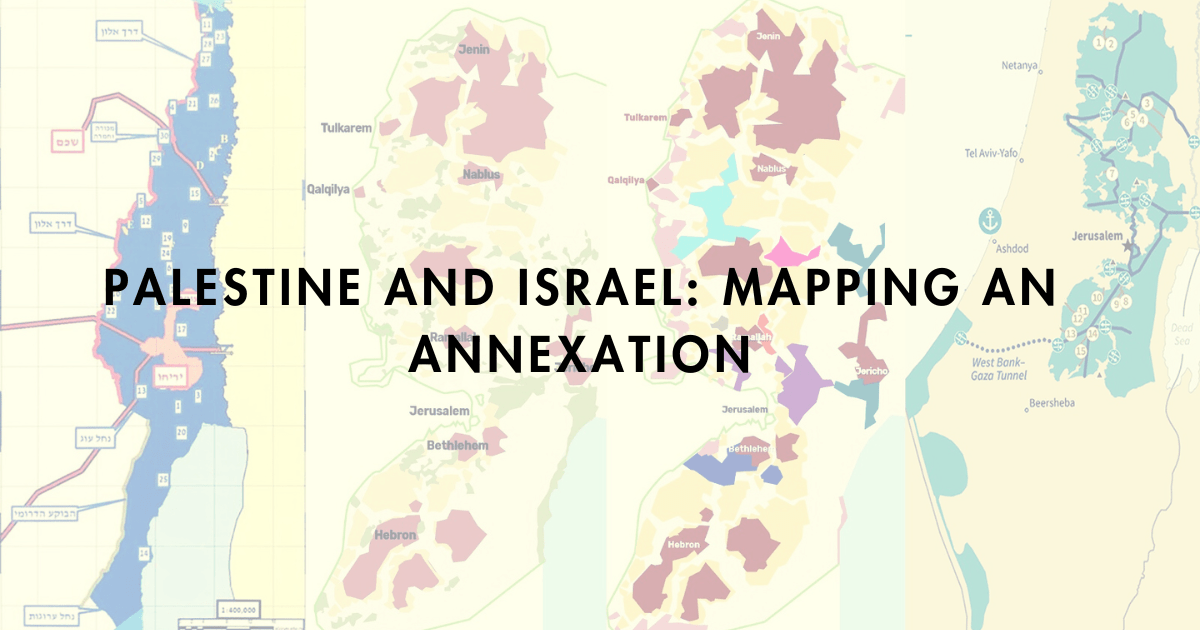 Palestine and Israel: Mapping an annexation - Slingshot - مقلاع